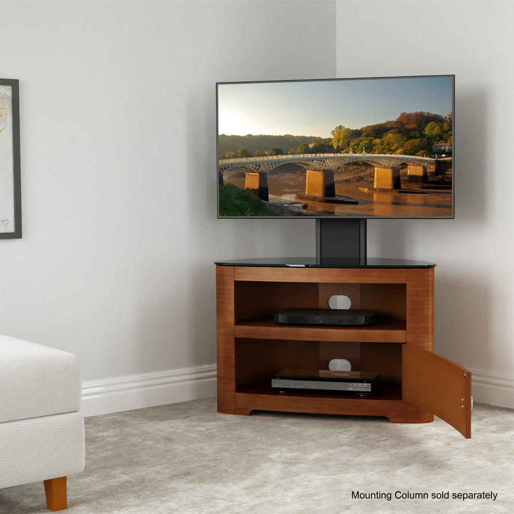 FS8BLEXW: Affinity Premium - Blenheim Curved TV Stand (Walnut) - AVF ...